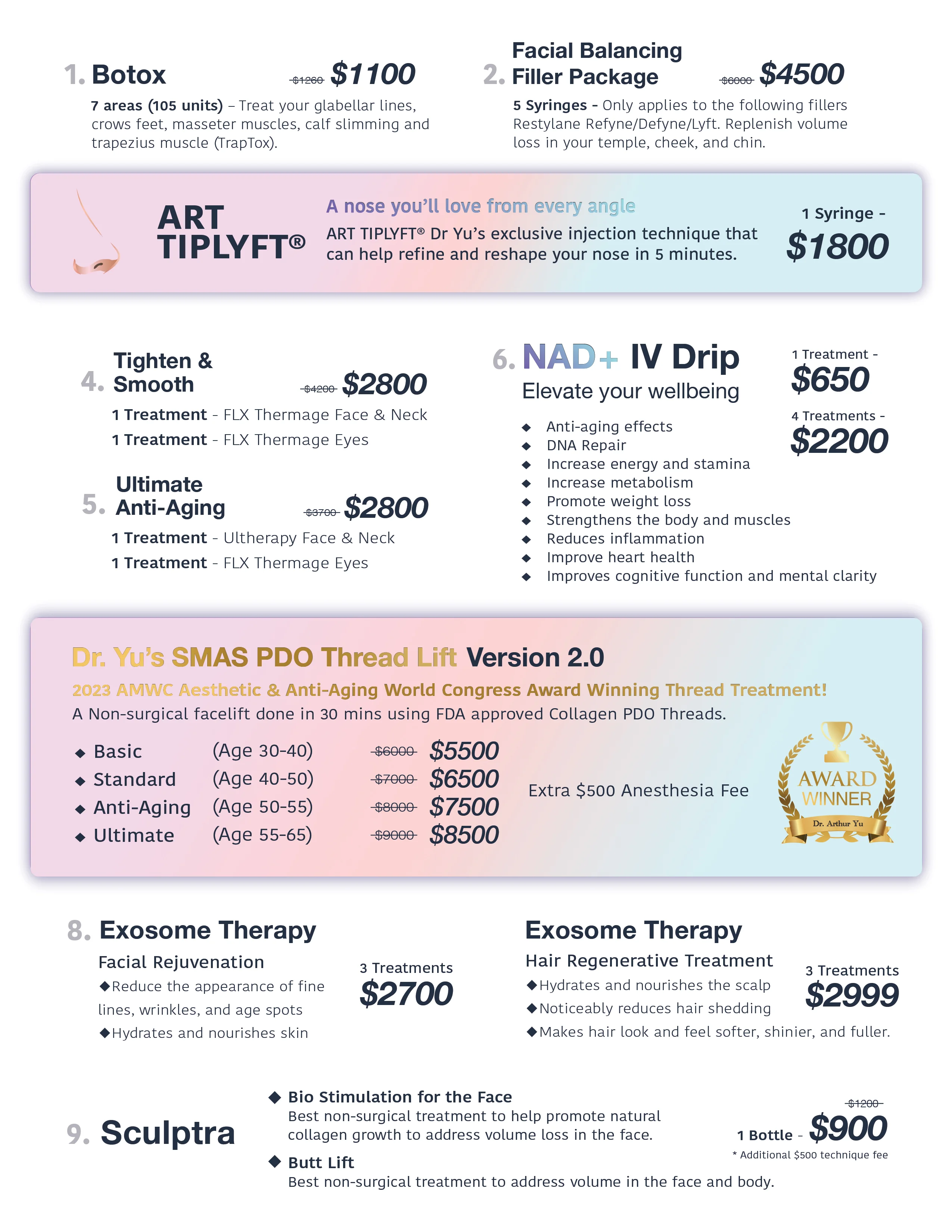 Specials & Promotions | Premier Cosmetic Surgery & Med Spa